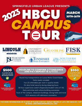 2023 HBCU College Tour | Springfield Urban League